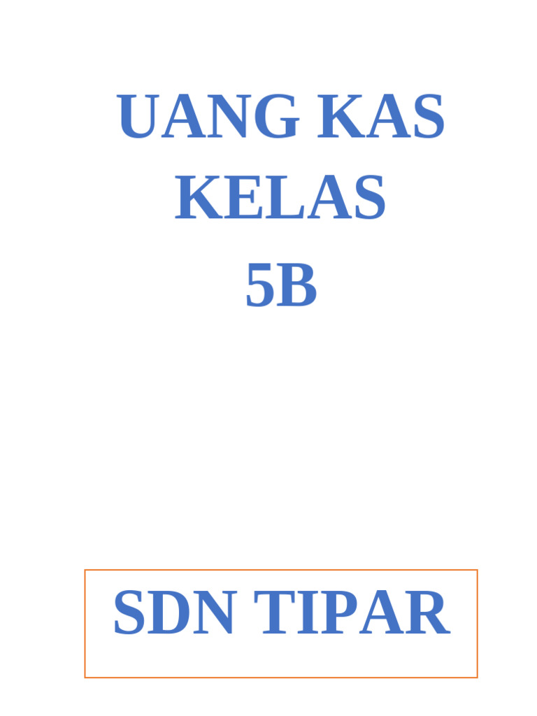 Uang Kas Kelas | PDF