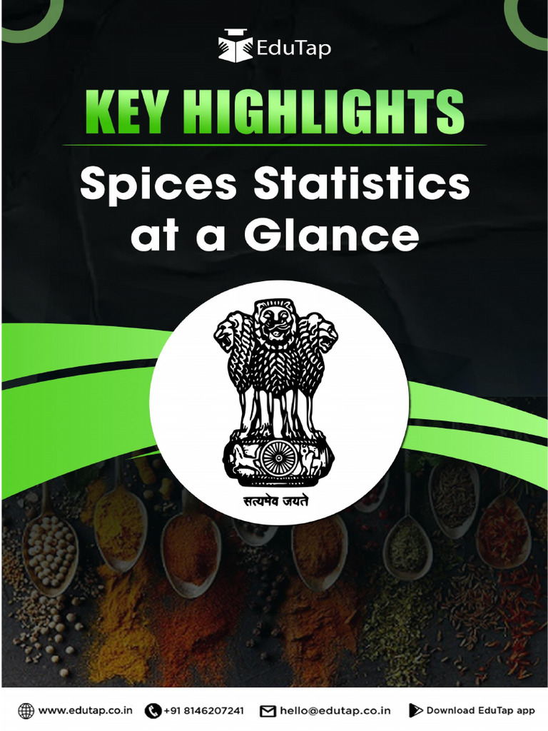 India’s Global Spice Export Ranking 2023 | PDF | Black Pepper | Ginger