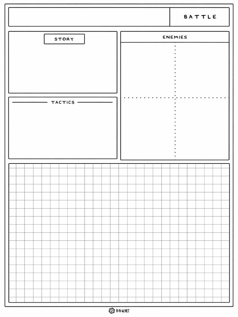 Campaign Notes - Battle - A4 | PDF
