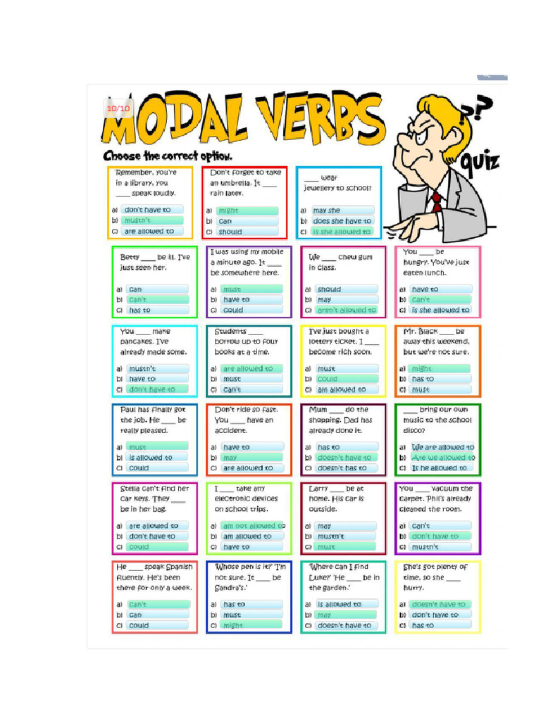 Modal Verbs | PDF