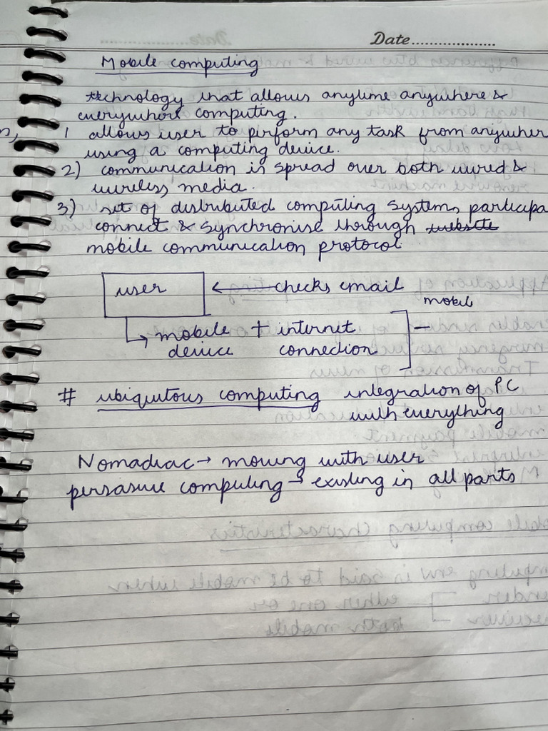 Mobile Computing Notes Pdf