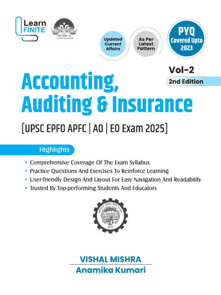EPFO Accounting and Auditing Guide | PDF | Bookkeeping | Debits And Credits