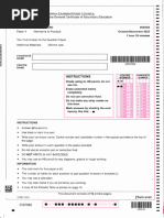 Bgcse Maths Pp2 2022 | PDF