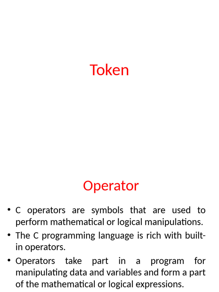 C Programming Operators Explained | PDF | Multiplication | Bit