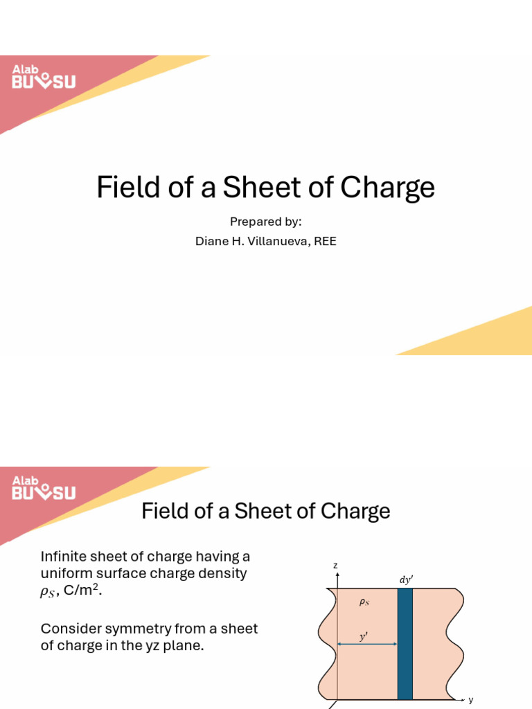 Field of A Sheet of Charge | PDF | Linear Algebra | Mathematics