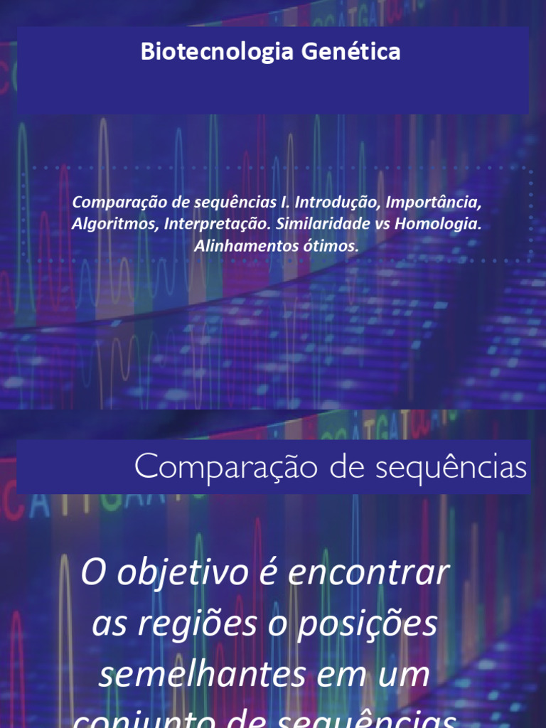 Alinhamento de Sequencias | PDF | Gene | Genoma