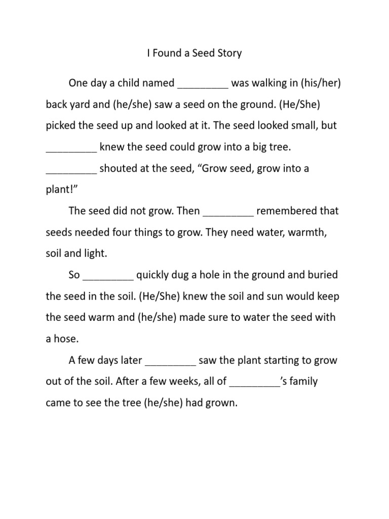 Seed Story 1 | PDF