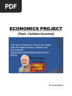 Cashless Economy Project Class12 | PDF