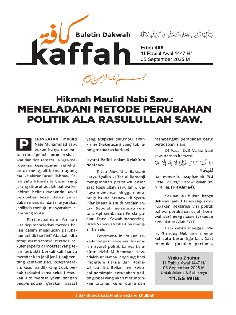 Kaffah 409 Digital | PDF
