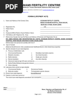 PCPNDT Declaration and Affidavit Form | PDF