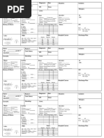 ICU Nurse Report Sheet | PDF