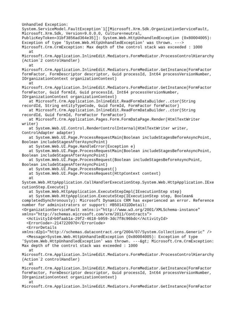 Error Details | PDF | Boolean Data Type | Microsoft