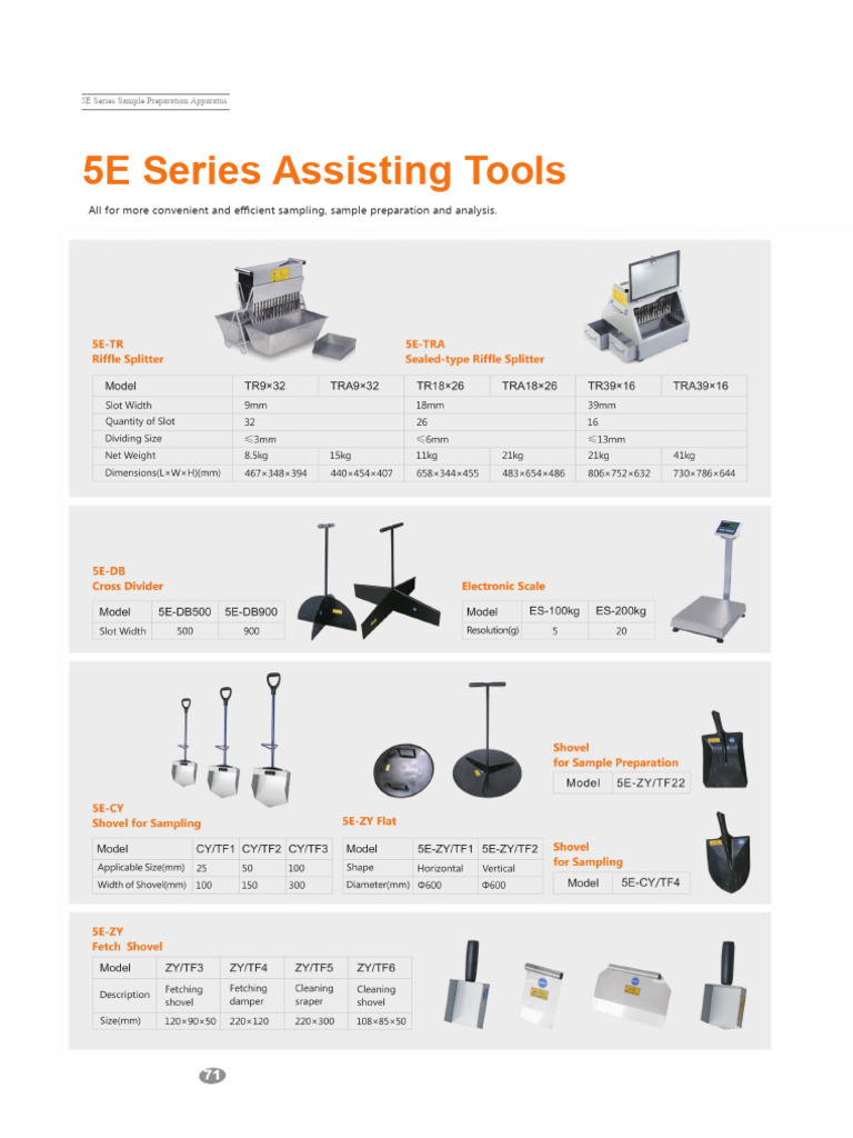 5E Series Assisting Tools | PDF