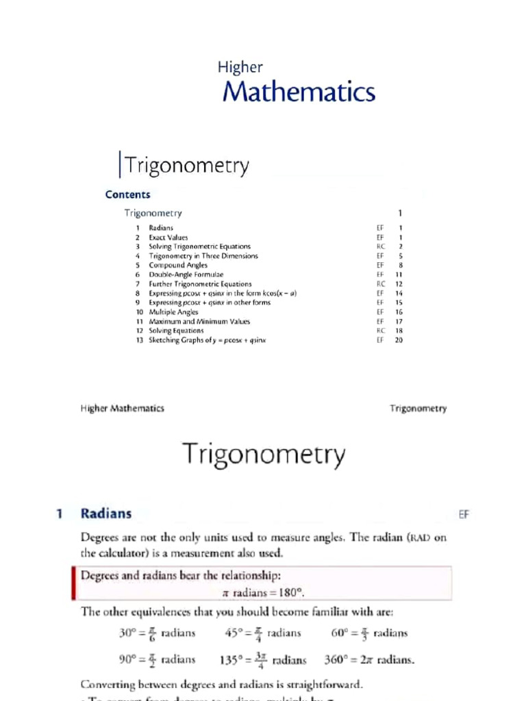 Trigonometry | PDF