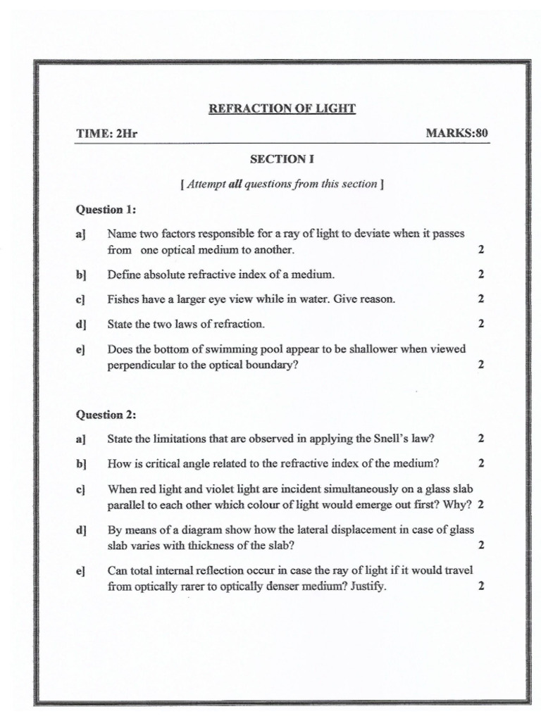 Light (Physics) | PDF
