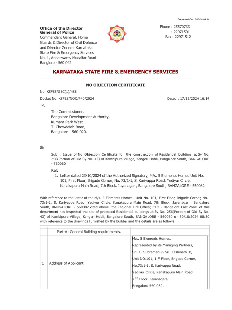 Fire Noc | PDF | Stairs | Apartment