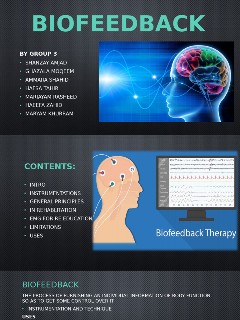 BIOFEEDBACK | PDF | Electromyography | Skeletal Muscle