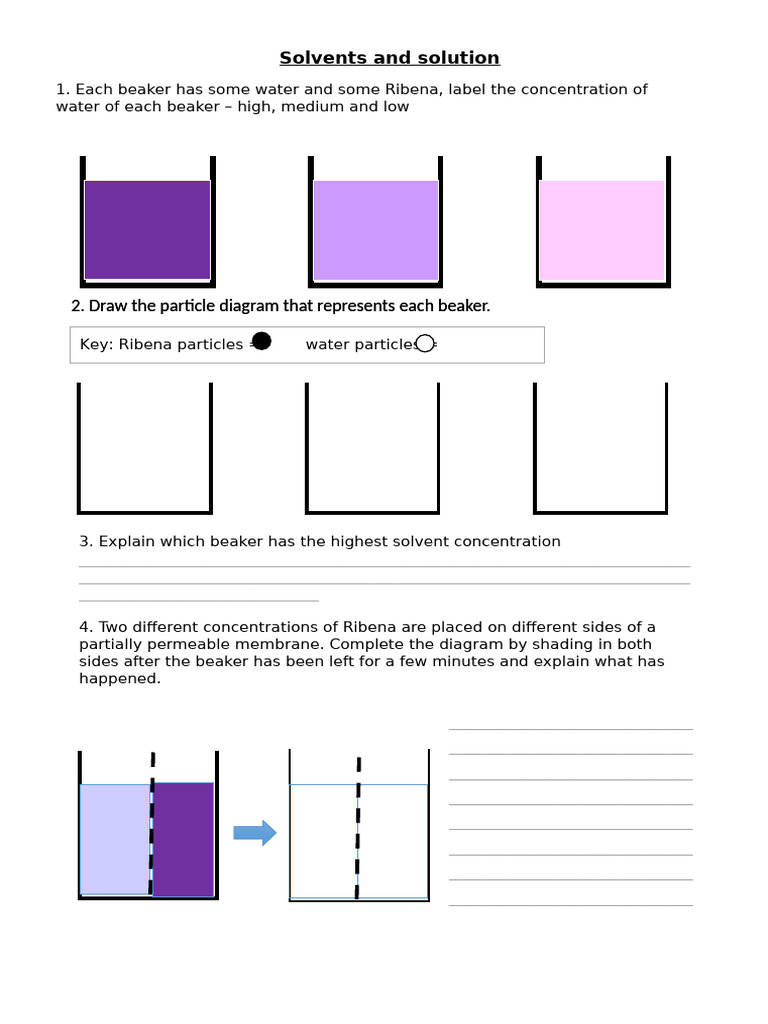 Task 1 Solvents and Solutes | PDF