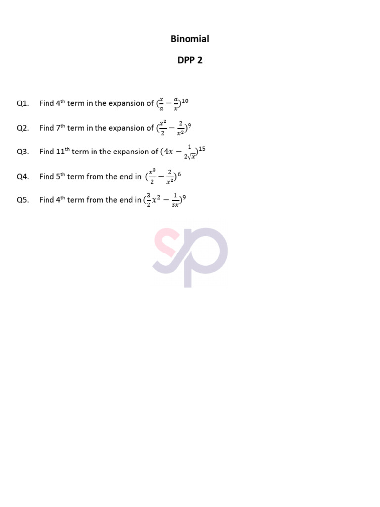 Binomial DPP 2 | PDF