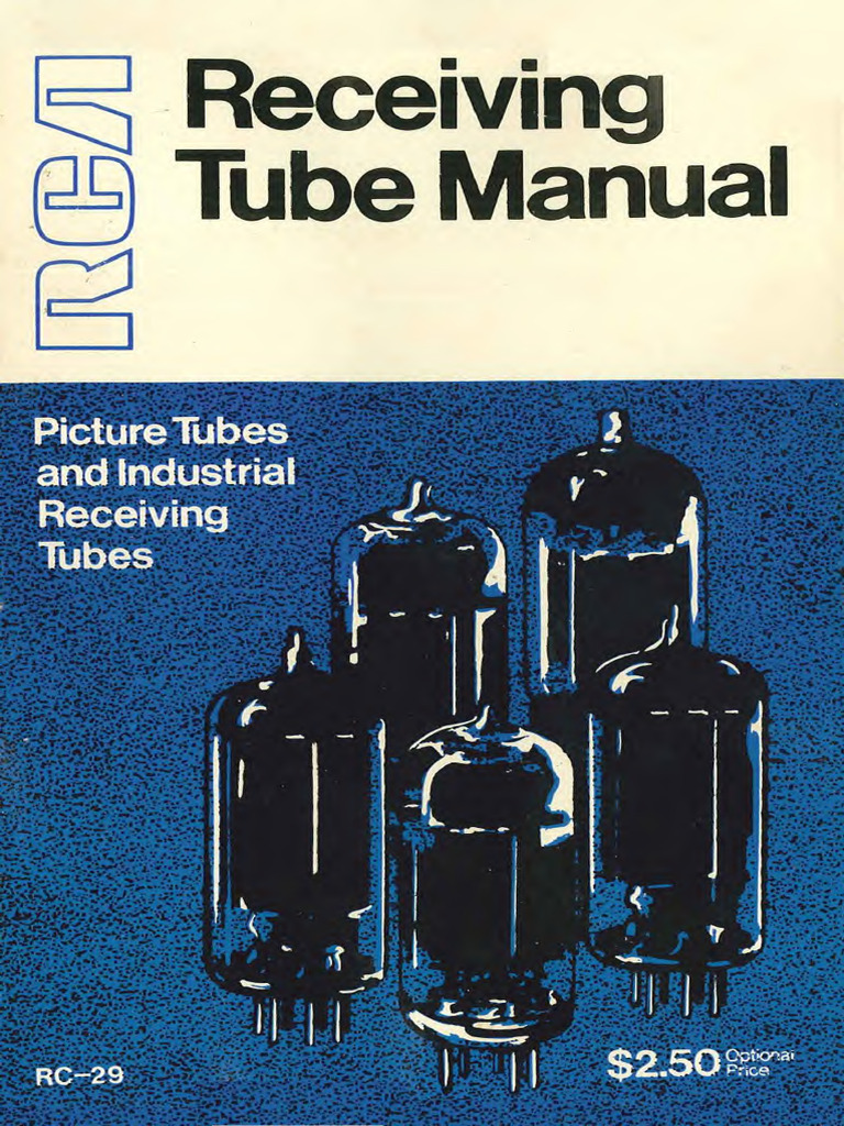 RCA Receiving Tube Manual Guide | PDF | Vacuum Tube | Cathode