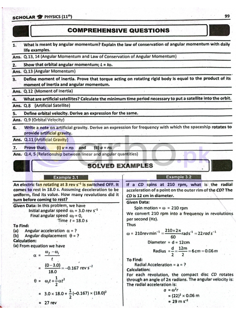 Class 11 Physics CHP 3 Numerical | PDF