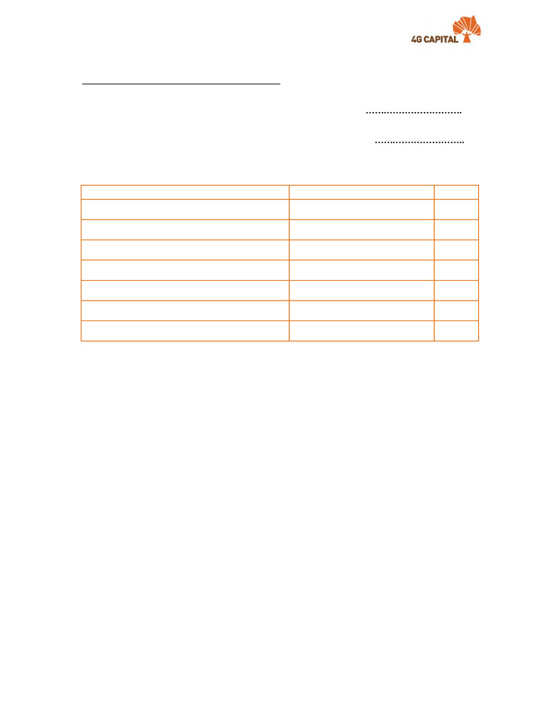 Official Assets Handover Form | PDF