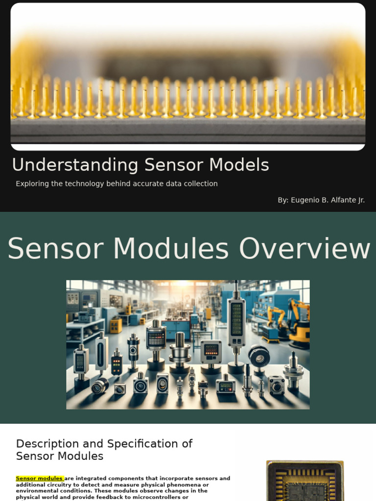 Sensor Models and Applications | PDF | Sensor | Humidity