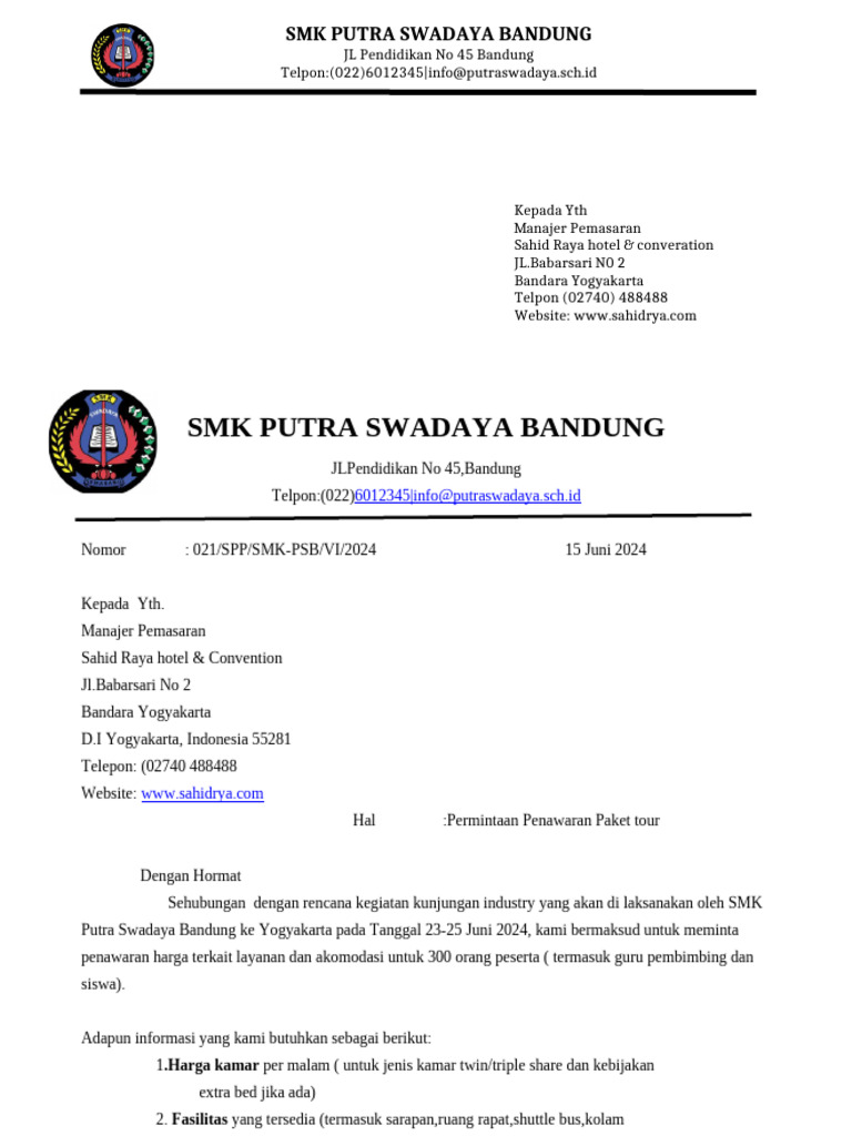 Surat Dan Amplop Devan | PDF