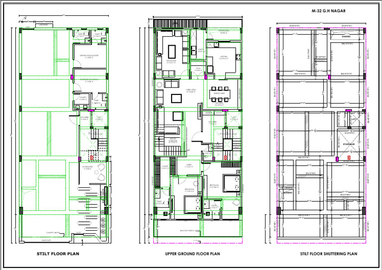 Stilt Floor Shuttering Plan | PDF