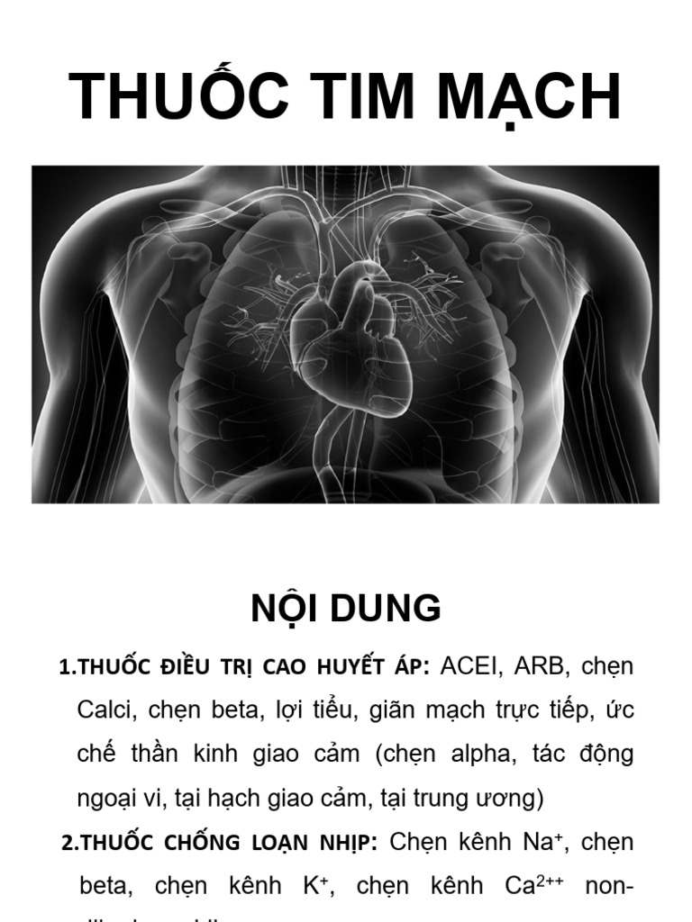 Thuoc Tim Mach | PDF