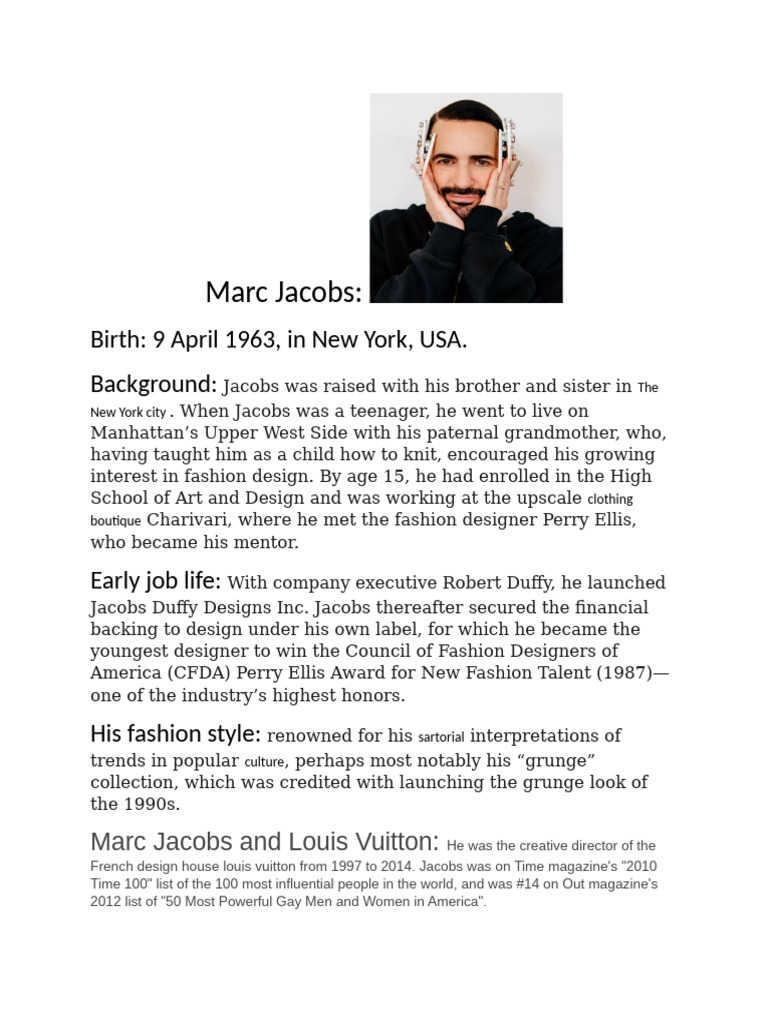 Marc Jacobs | PDF