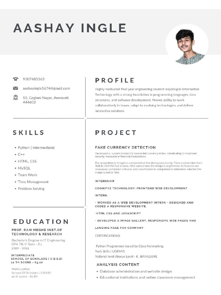 Aashay Resume | PDF