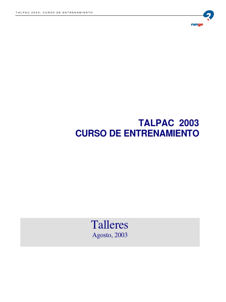 Talpac Tutorial - Spanish | PDF | Point and Click | Transporte