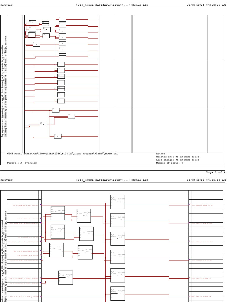 SCADA LED LOGIC | PDF