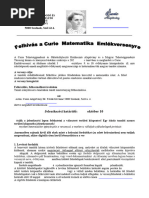 Kosáry Domokos Történelemverseny Versenykiírás 2025-26-2 | PDF