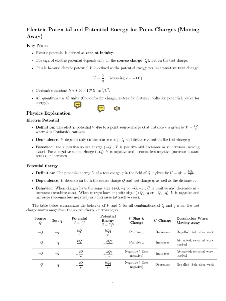 Potential and Potential Energy in A Nutshell | PDF | Potential Energy ...