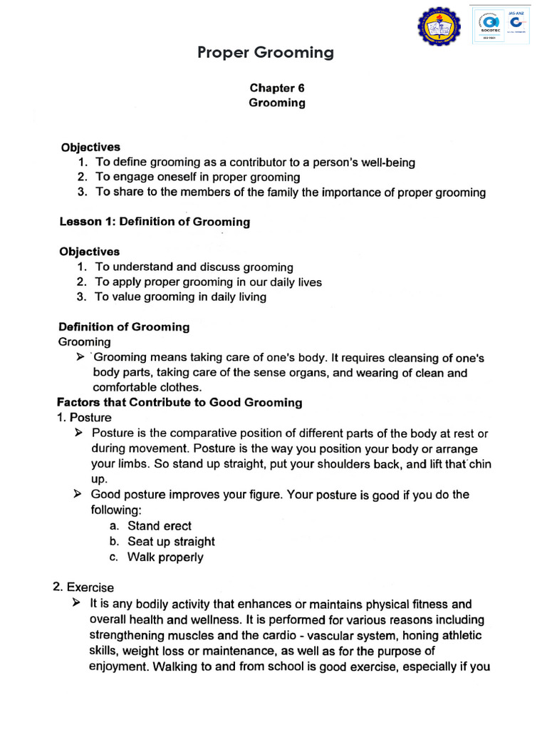 Proper Grooming | PDF