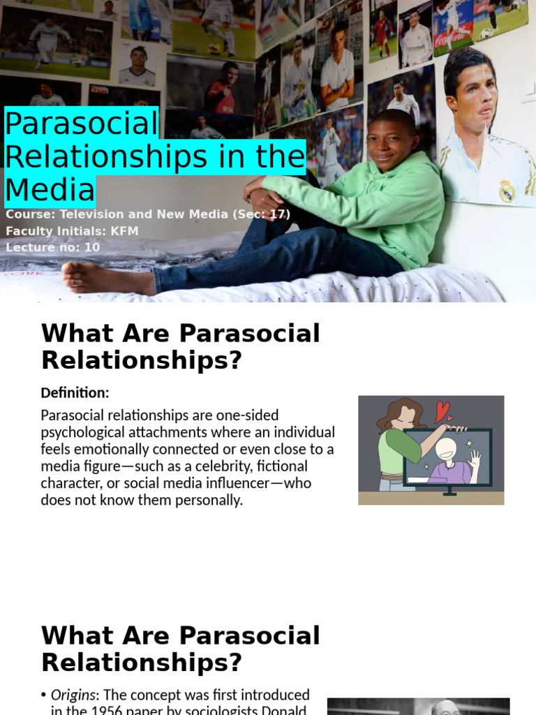 Lec 10 - Parasocial Relationships in The Media | PDF | Interpersonal ...
