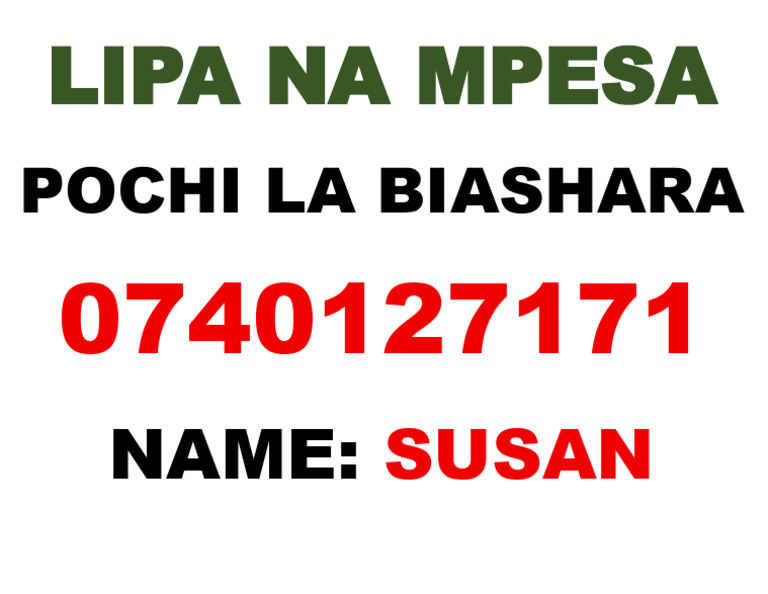 Lipa Na Mpesa 2 | PDF