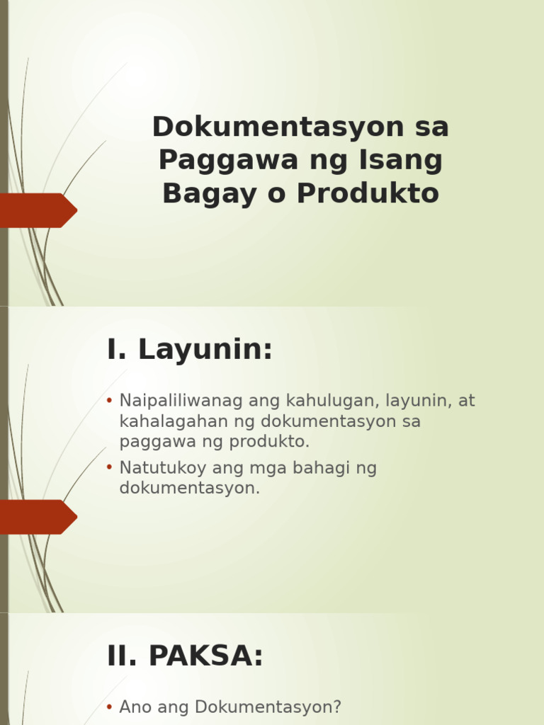 Dokumentasyon Sa Paggawa NG Isang Bagay o Produkto | PDF