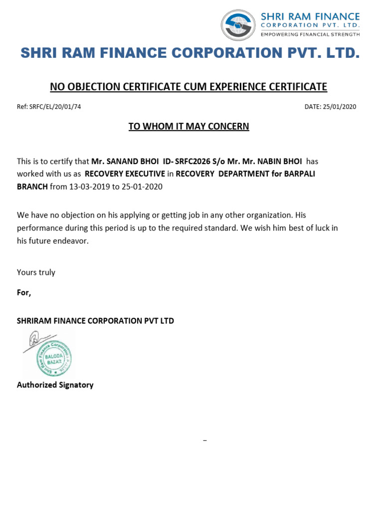 SRFC Documents | PDF