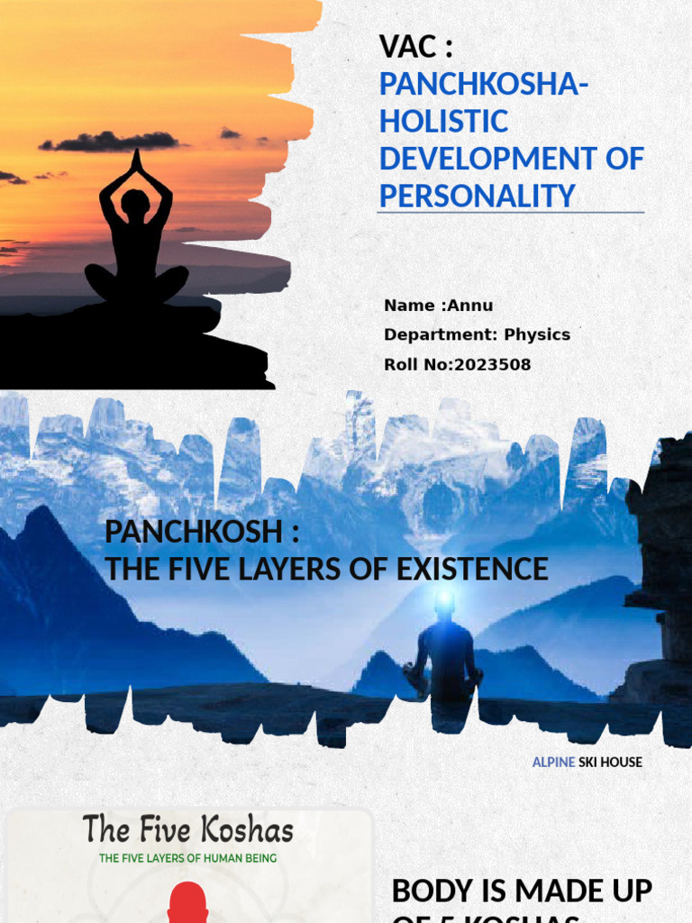 Vac Panchkosha, Annu, Physics, 2023508 | PDF | Yoga | Spiritual Practice