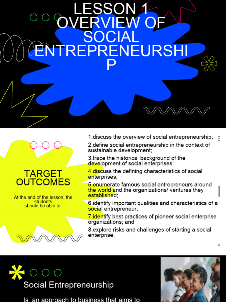 Introduction to Social Entrepreneurship | PDF | Social Entrepreneurship ...