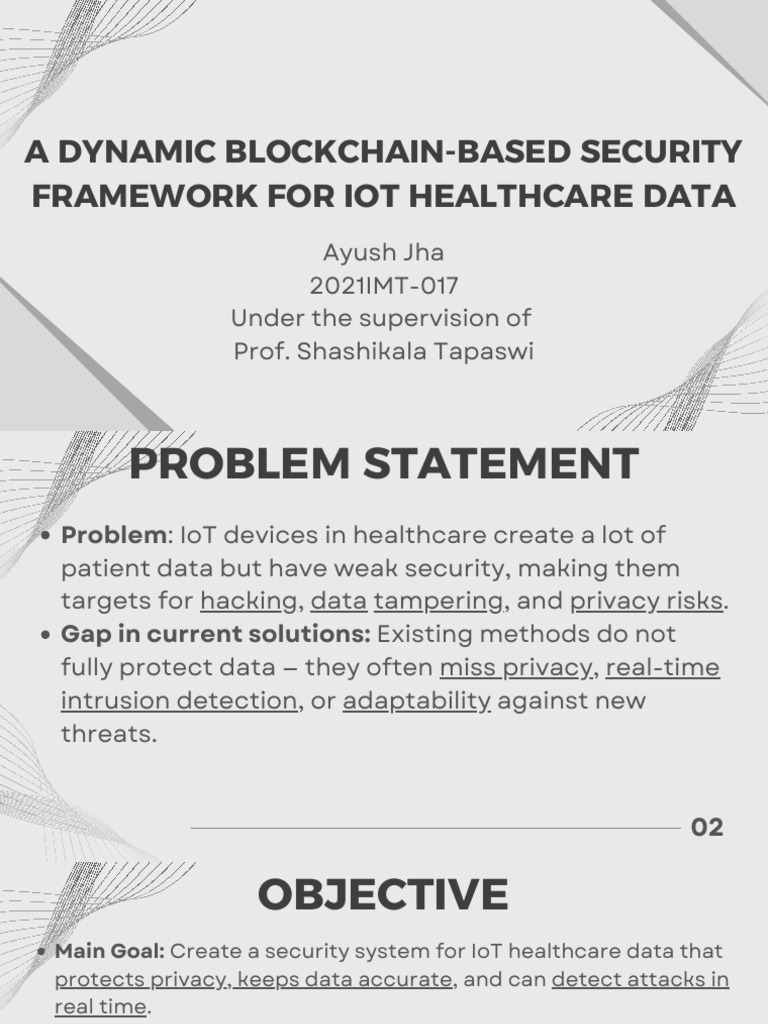 A Dynamic Blockchain-Based Security Framework For IoT Healthcare Data | PDF | Computer Security ...