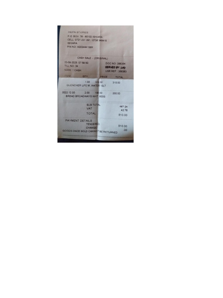 Bread Receipt | PDF