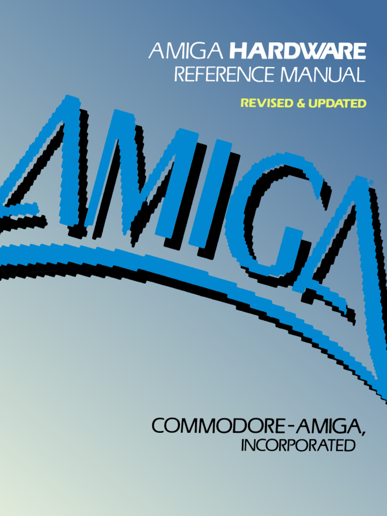 Amiga Hardware Reference Manual | PDF | Office Equipment | Computer Science