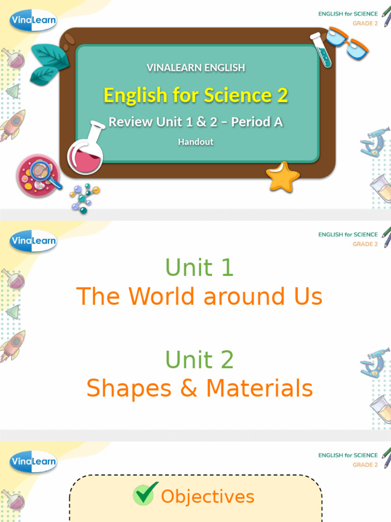 Science 2 - Review Unit 1 & 2 - Period A | PDF
