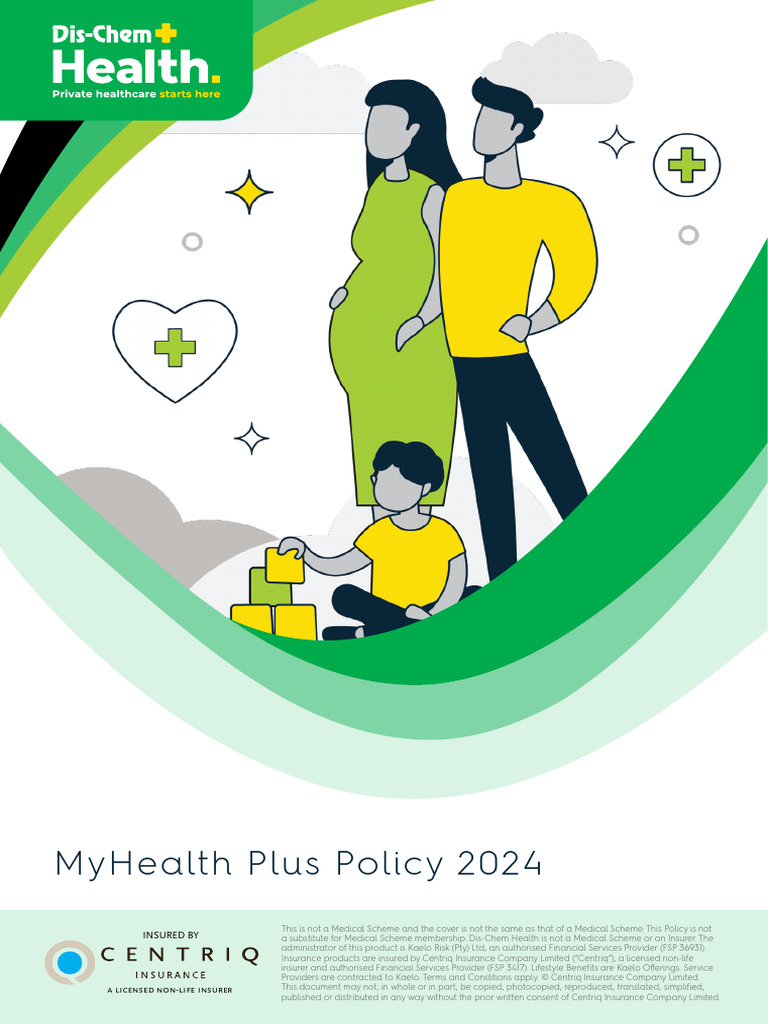 3 Dis-Chem Health MyHealth Plus 2024 Policy | PDF | Insurance | Chronic ...