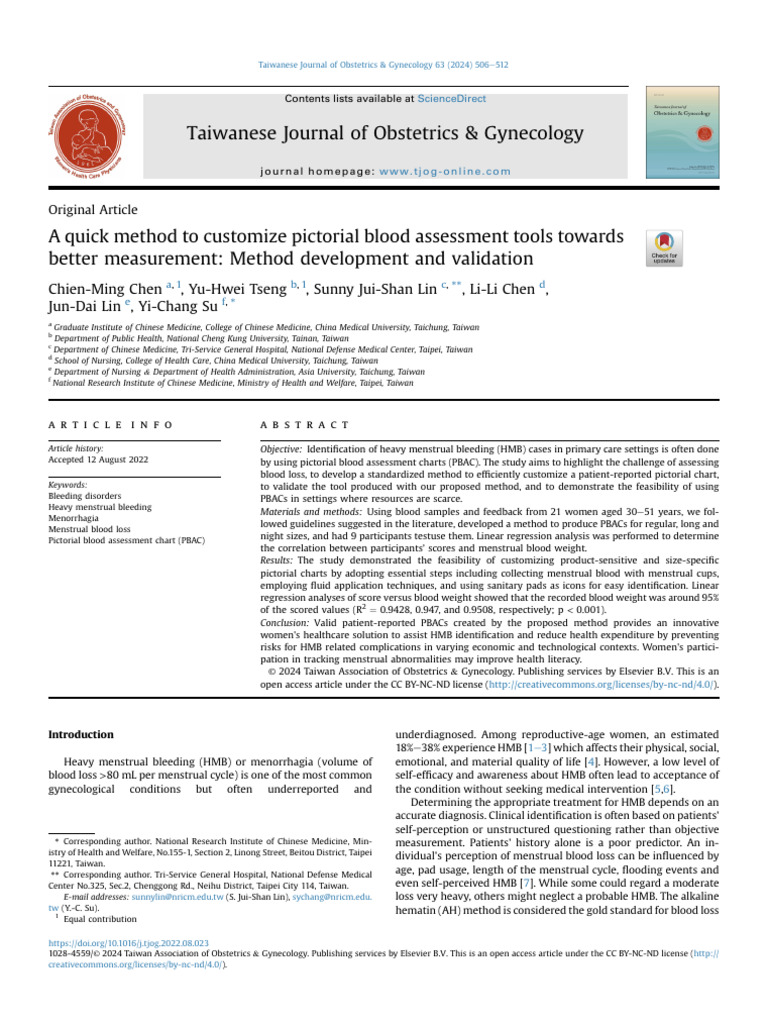 2022 A Quick Method To Customize Pictorial Blood Assessment Tools ...
