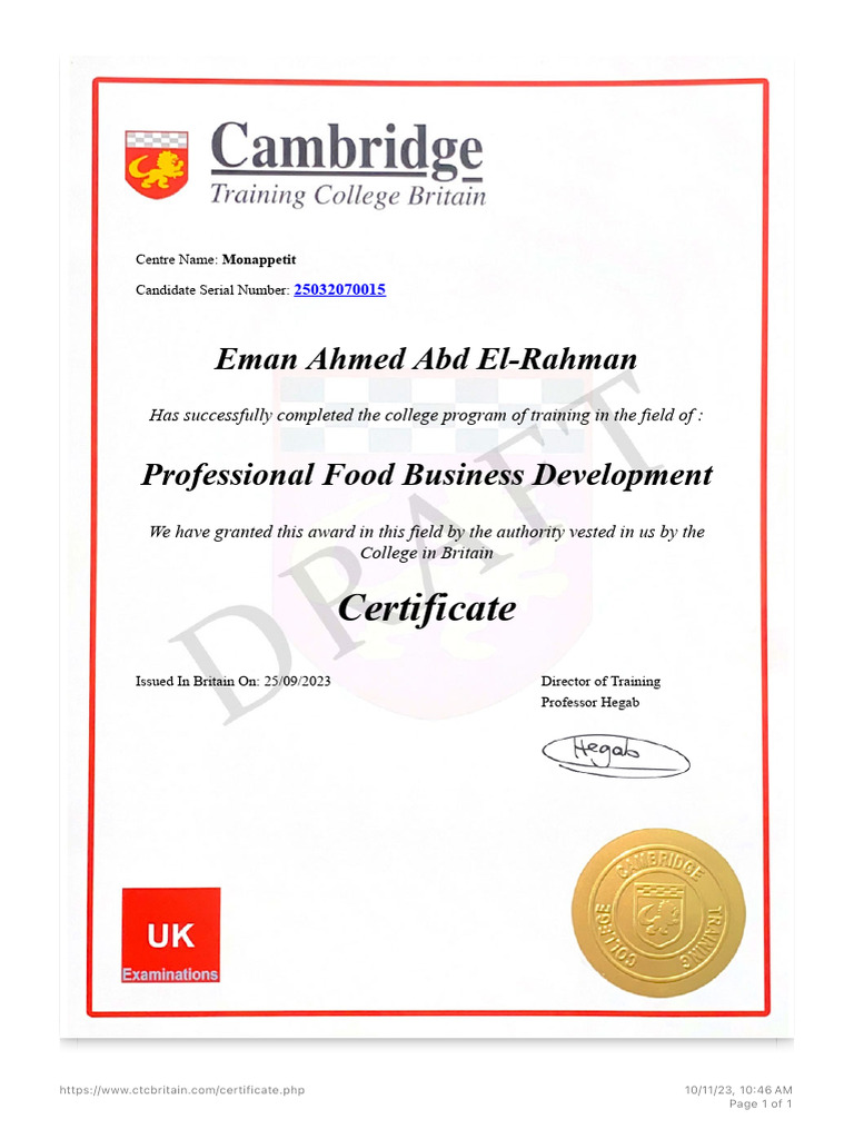 Cambridge Training College Britain | PDF